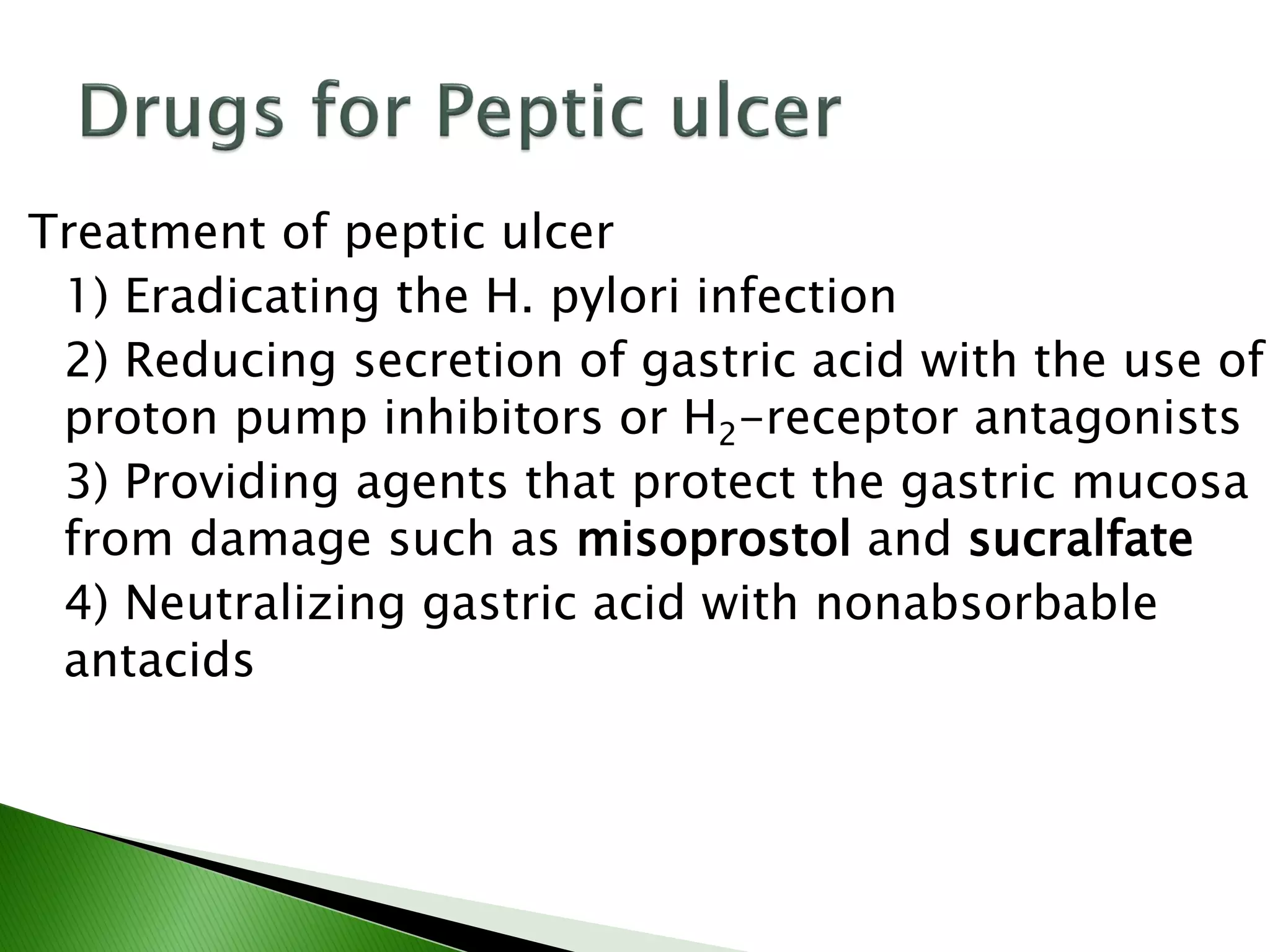 Gastrointestinal drugs - Pharmacology | PDF