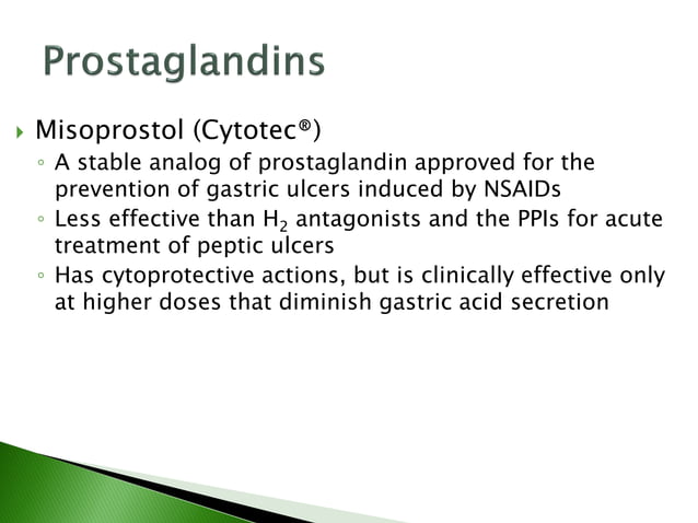 Gastrointestinal drugs - Pharmacology | PPT