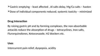 GI drugs : PPIs , Antacids and Ulcer protectives | PPTX