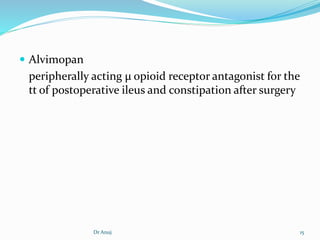 Drugs Used for treatment of Constipation & Diarrhoea | PPTX