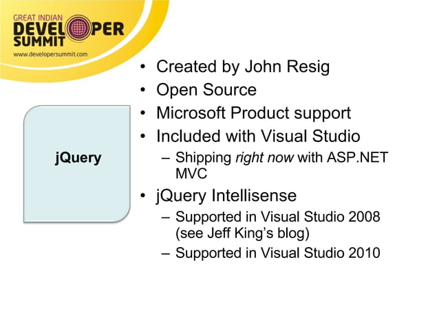 ASP.NET, AJAX and jQuery | PPT