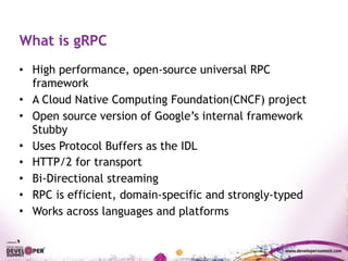 Building Microservices with gRPC and NATS | PDF