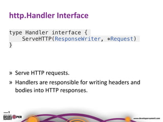 Building Scalable Backends with Go | PPT