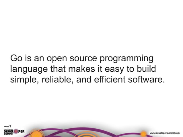 Building Scalable Backends with Go | PPT