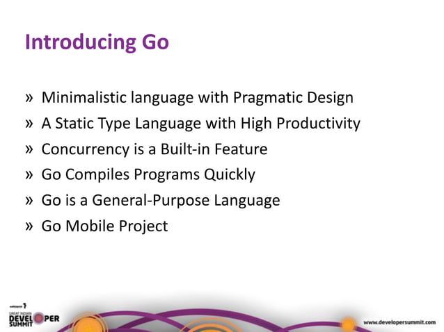 Building Scalable Backends with Go | PPT