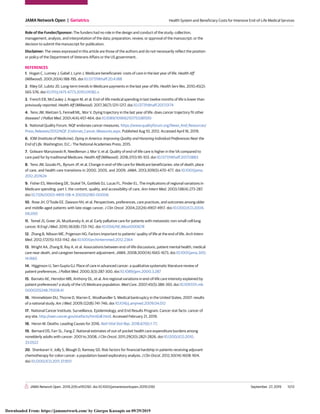 Health System and Beneficiary Costs Associated With Intensive End-of ...