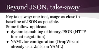 Jackson beyond JSON: XML, CSV | PPTX