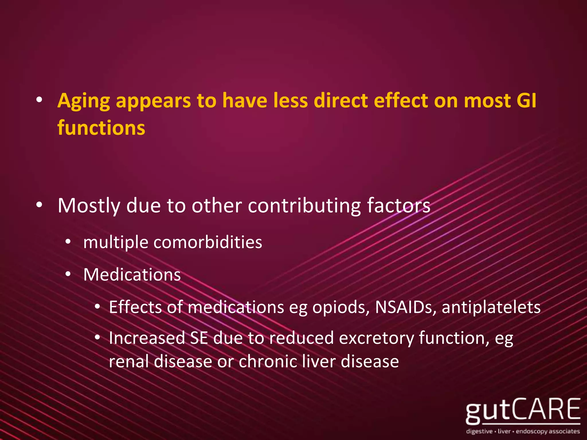 GI Disease in Elderly | PPTX