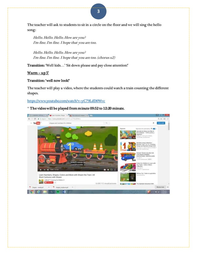 Lesson Plan - Class 3 | DOCX