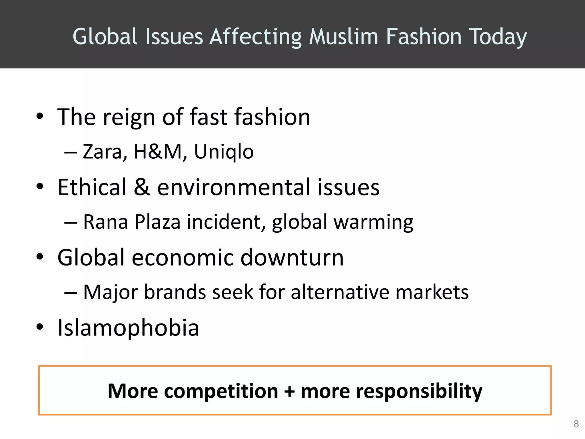 Growing the Modest/Islamic Fashion Ecosystem | PPTX