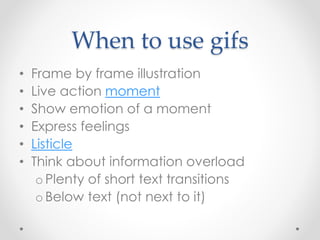 GIF Storytelling-sp15 | PPTX