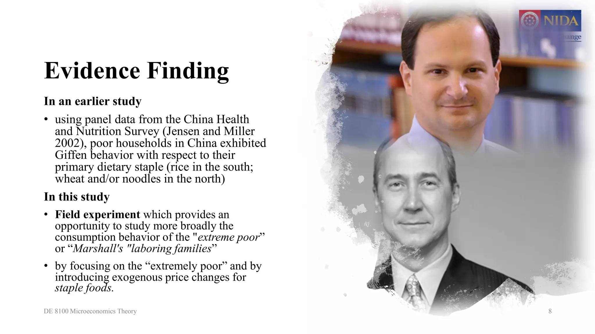 Giffen behavior and subsistence consumption | PPT