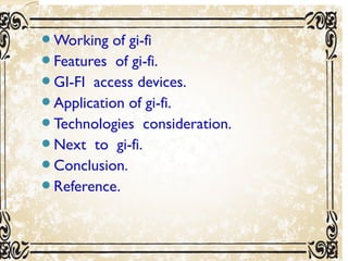 Gi fi new | PPT