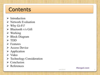 Gifi ppt | PPTX | Computer Networking | Computing