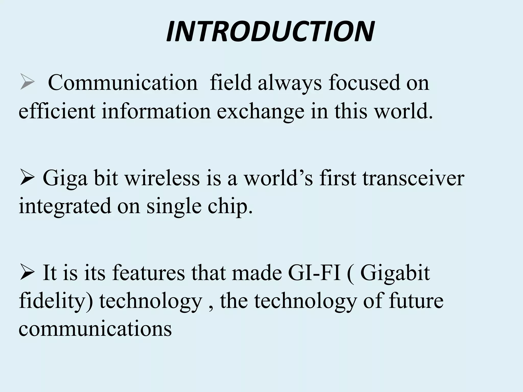Gi-fi technology | PPT