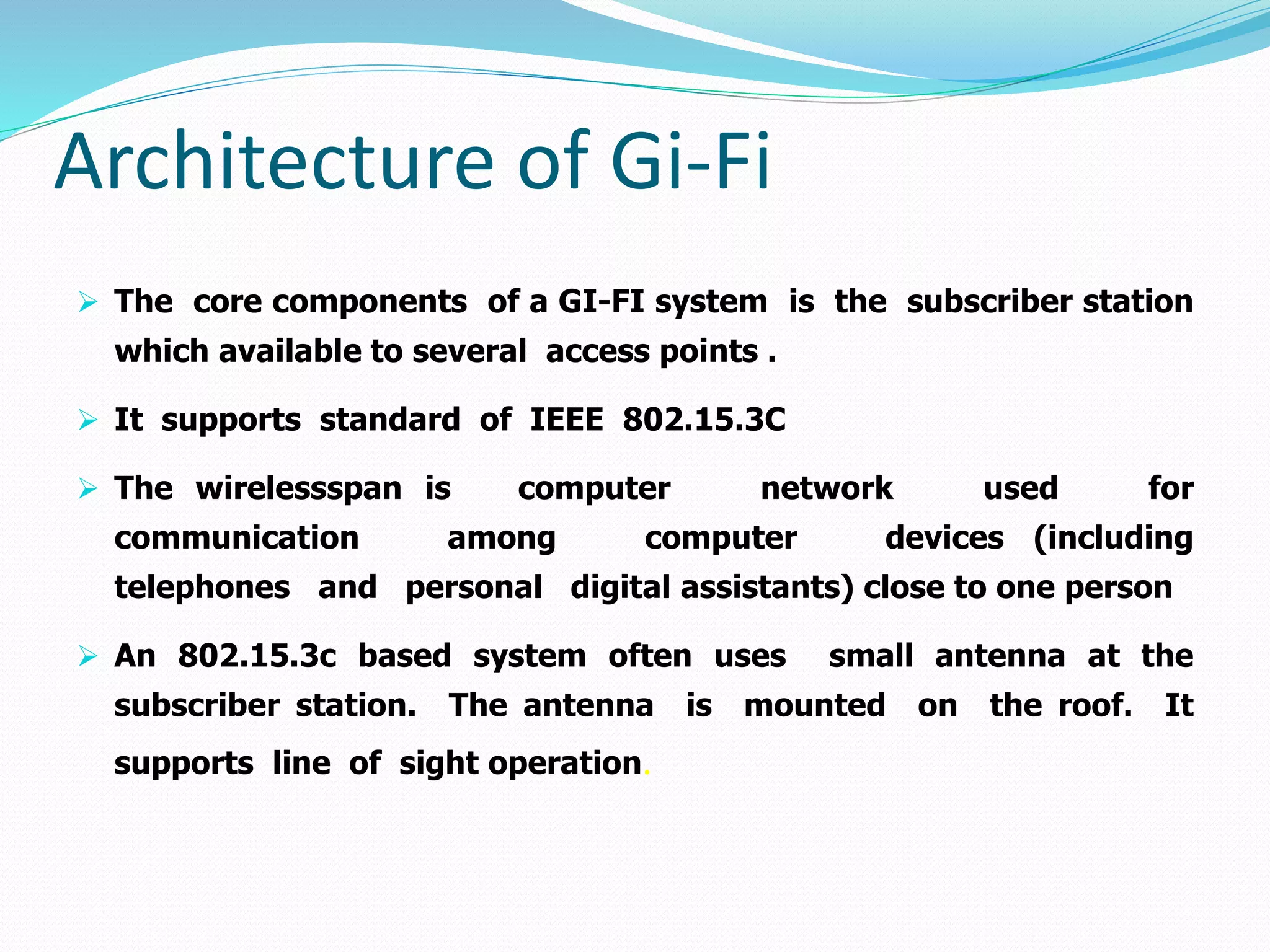 Gi-fi Technology | PPTX