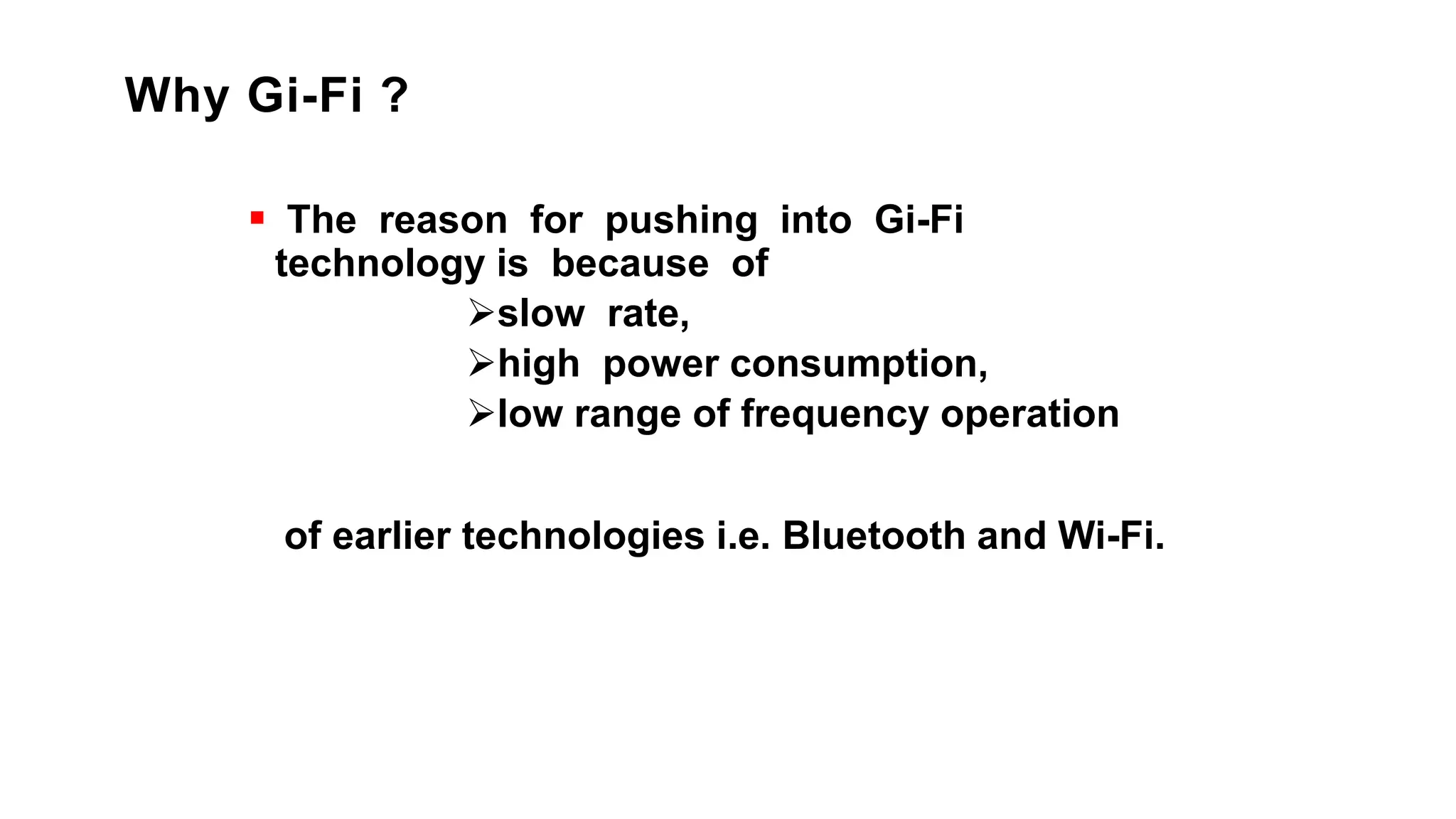 Gi fi technology | PPTX
