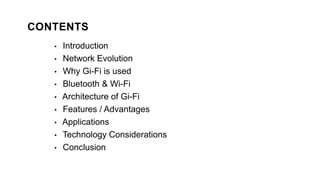Gi fi technology | PPTX