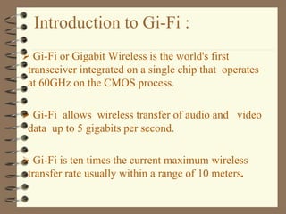 Gifi wireless Technology | PPTX
