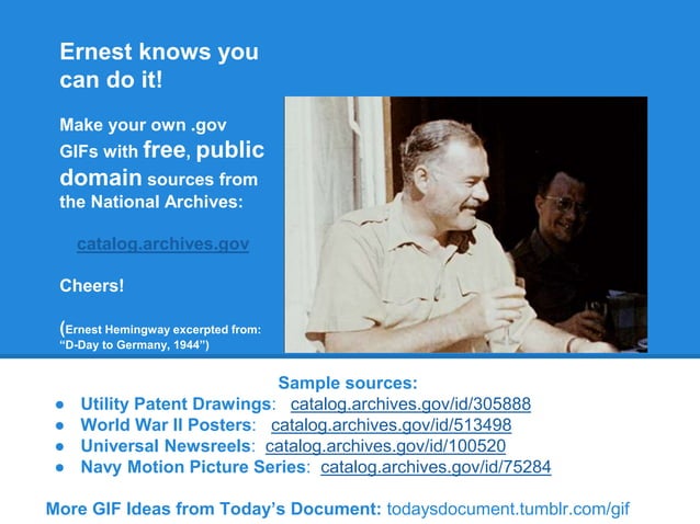 Gifs from Government Records | PPT