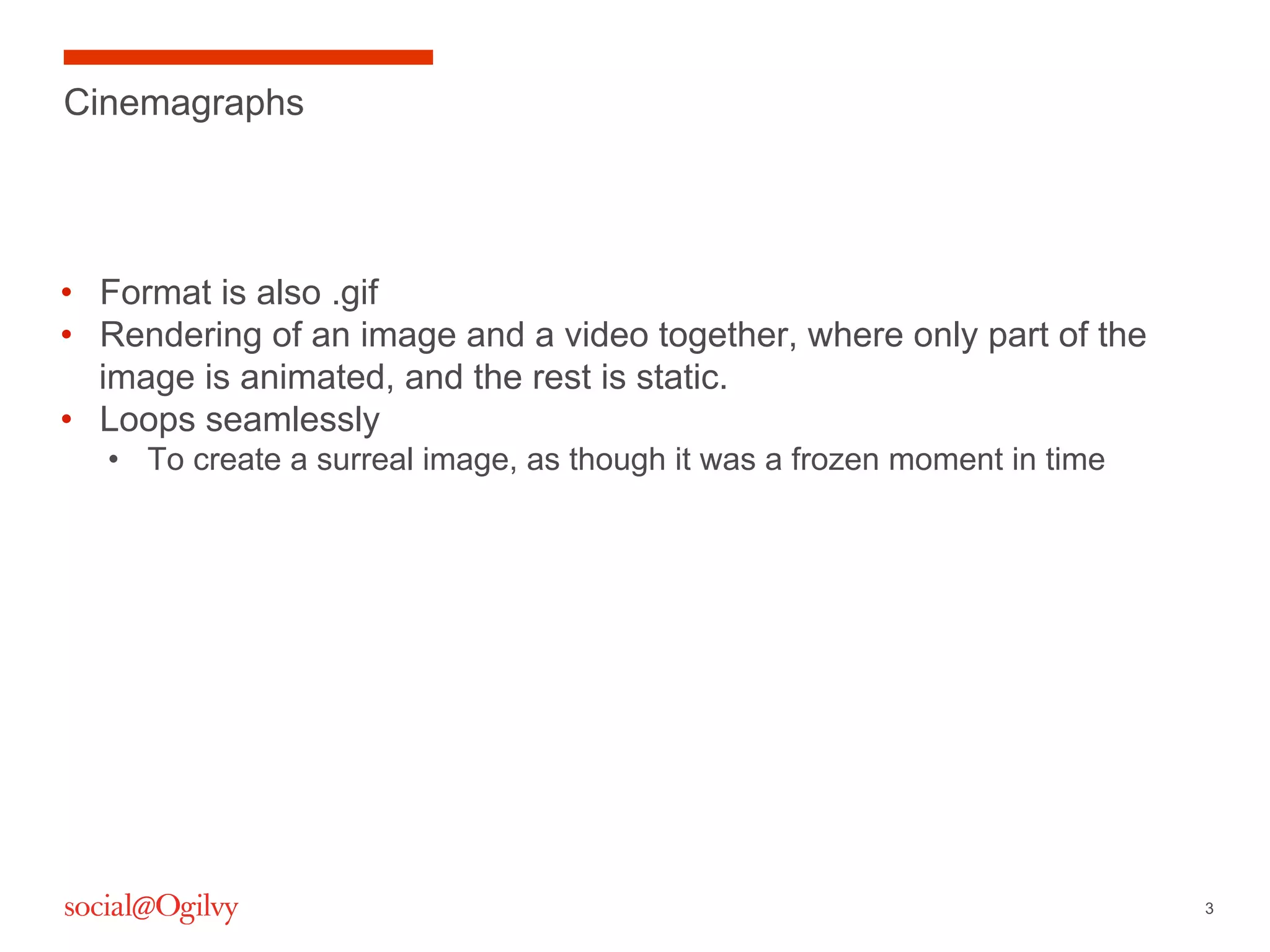 GIFs vs Cinemagraphs, and How You Choose | PDF