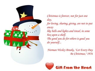 Gift from the Heart | PPT