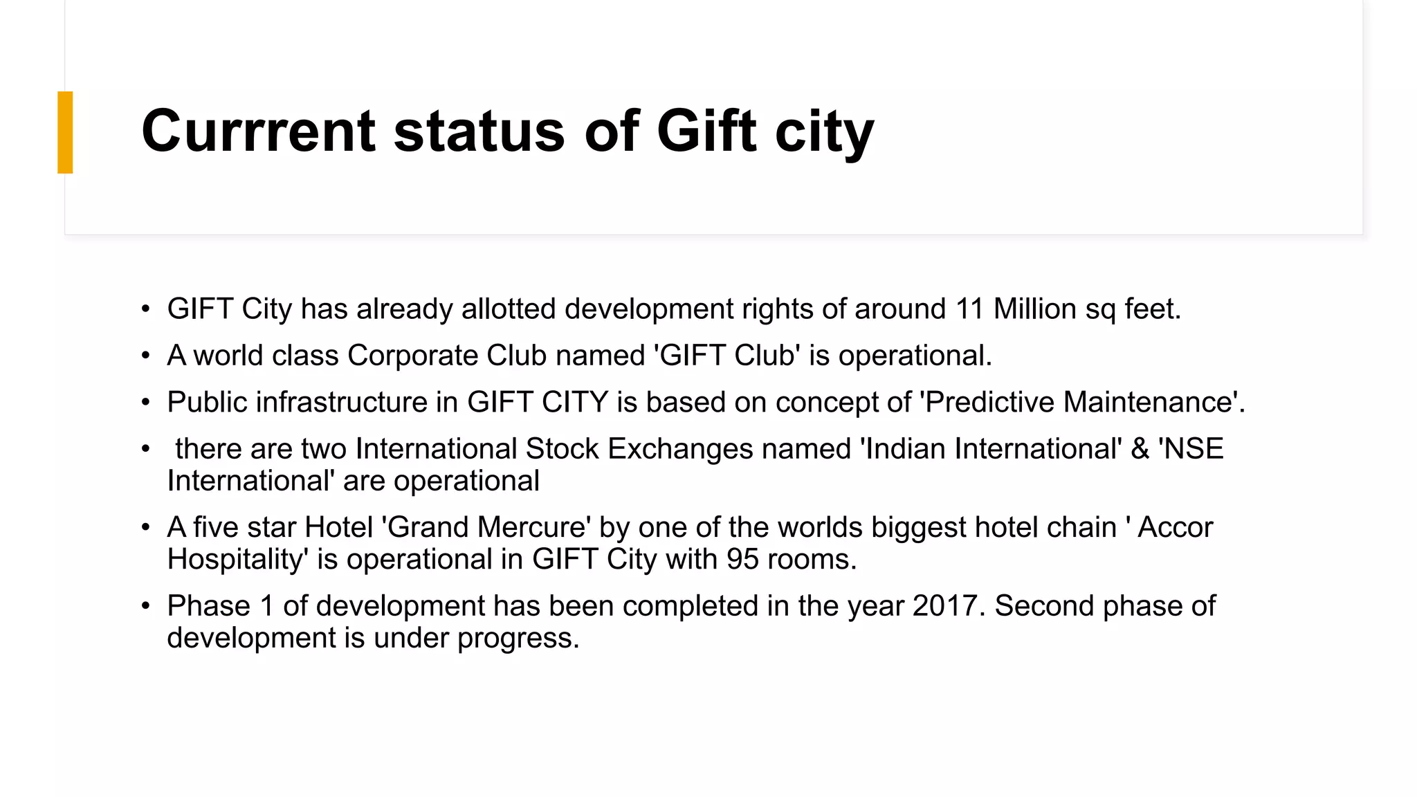 Gujarat International Finance Tech City - Gift | PPTX