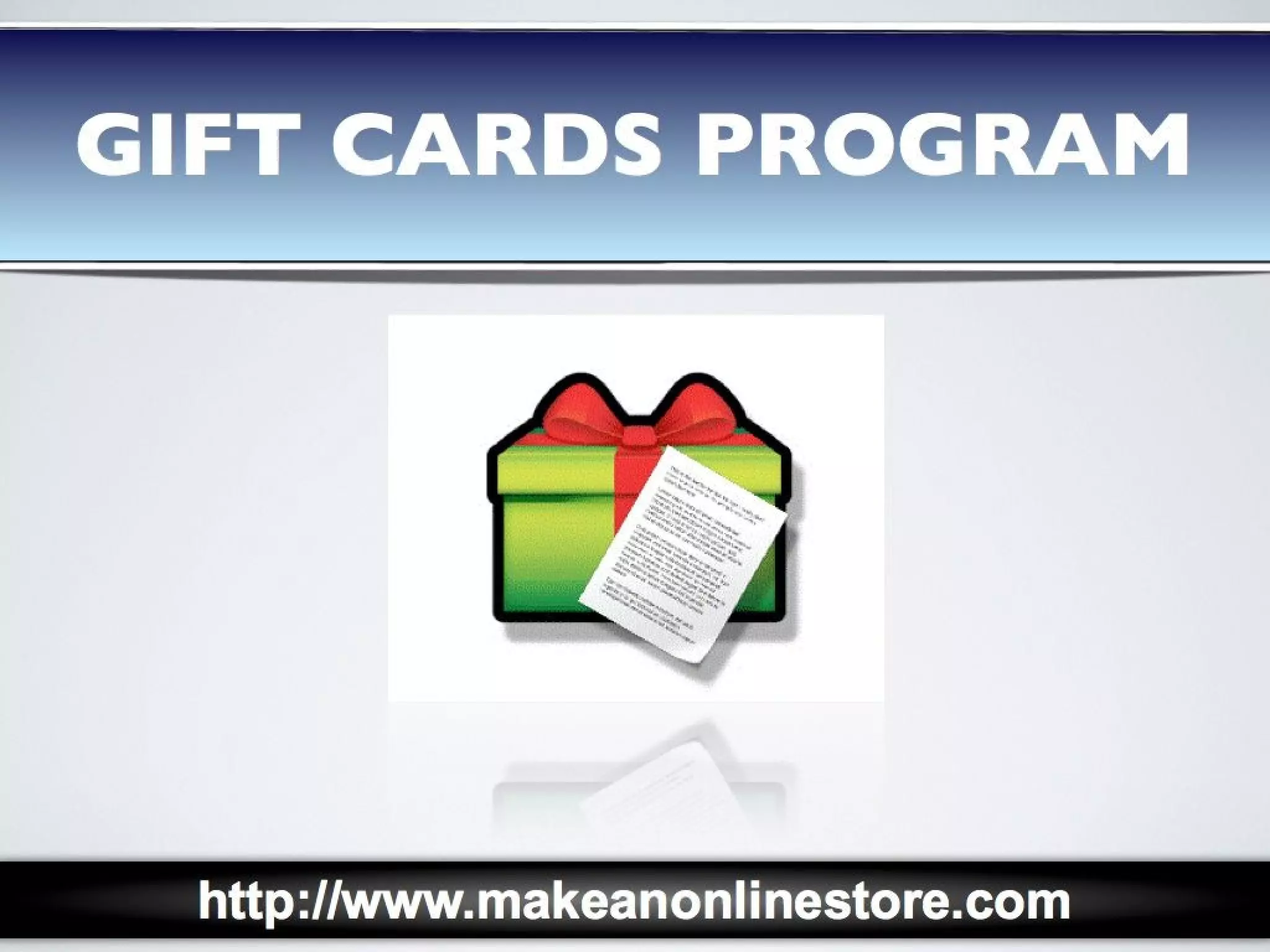 Gift Card Program | PPT