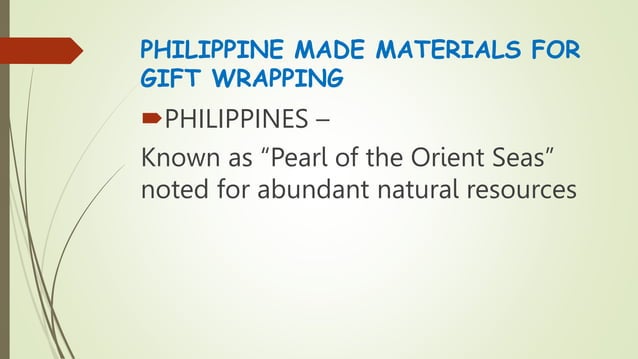 gift-wrapping.pptx | Beadwork | Arts and Crafts