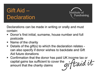 Gift aid | PDF