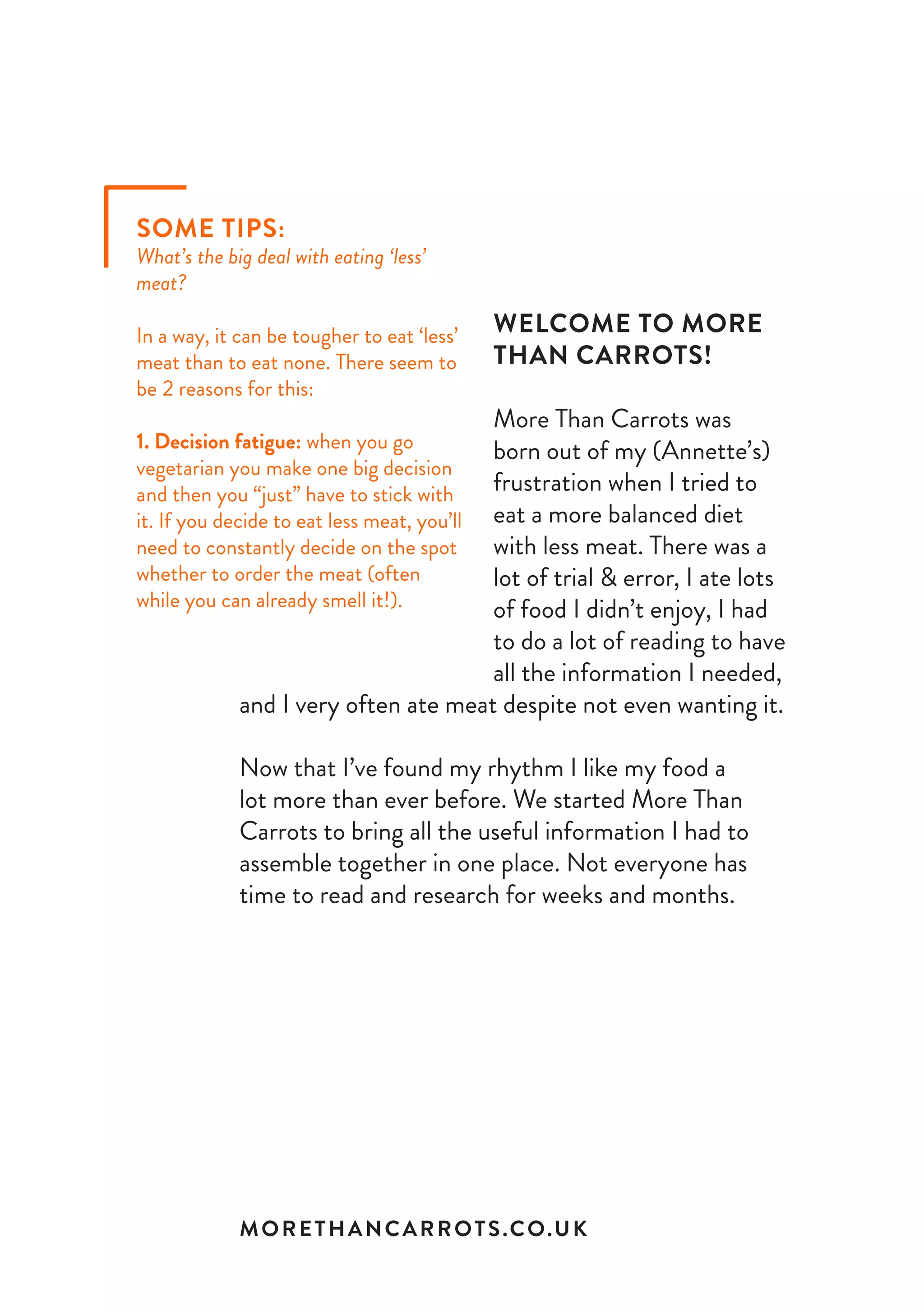 A Guide To Eating Less Meat | PDF