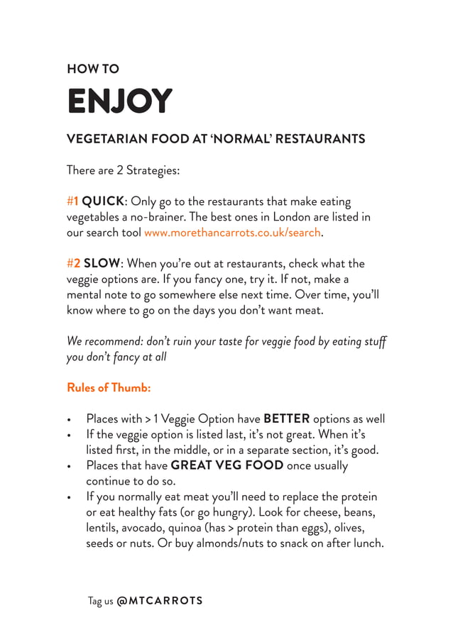 A Guide To Eating Less Meat | PDF