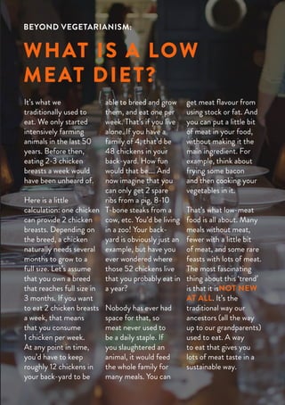 A Guide To Eating Less Meat | PDF