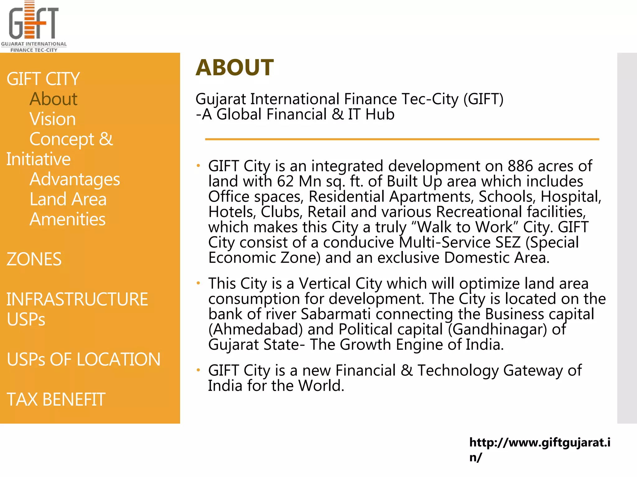 Gift city Presentation | PPTX
