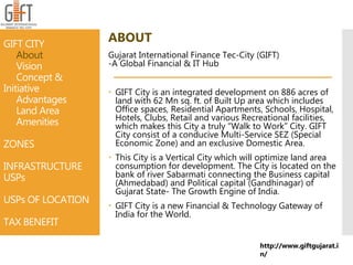 Gift city Presentation | PPT