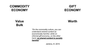 Gift economy, moral economy | PPT