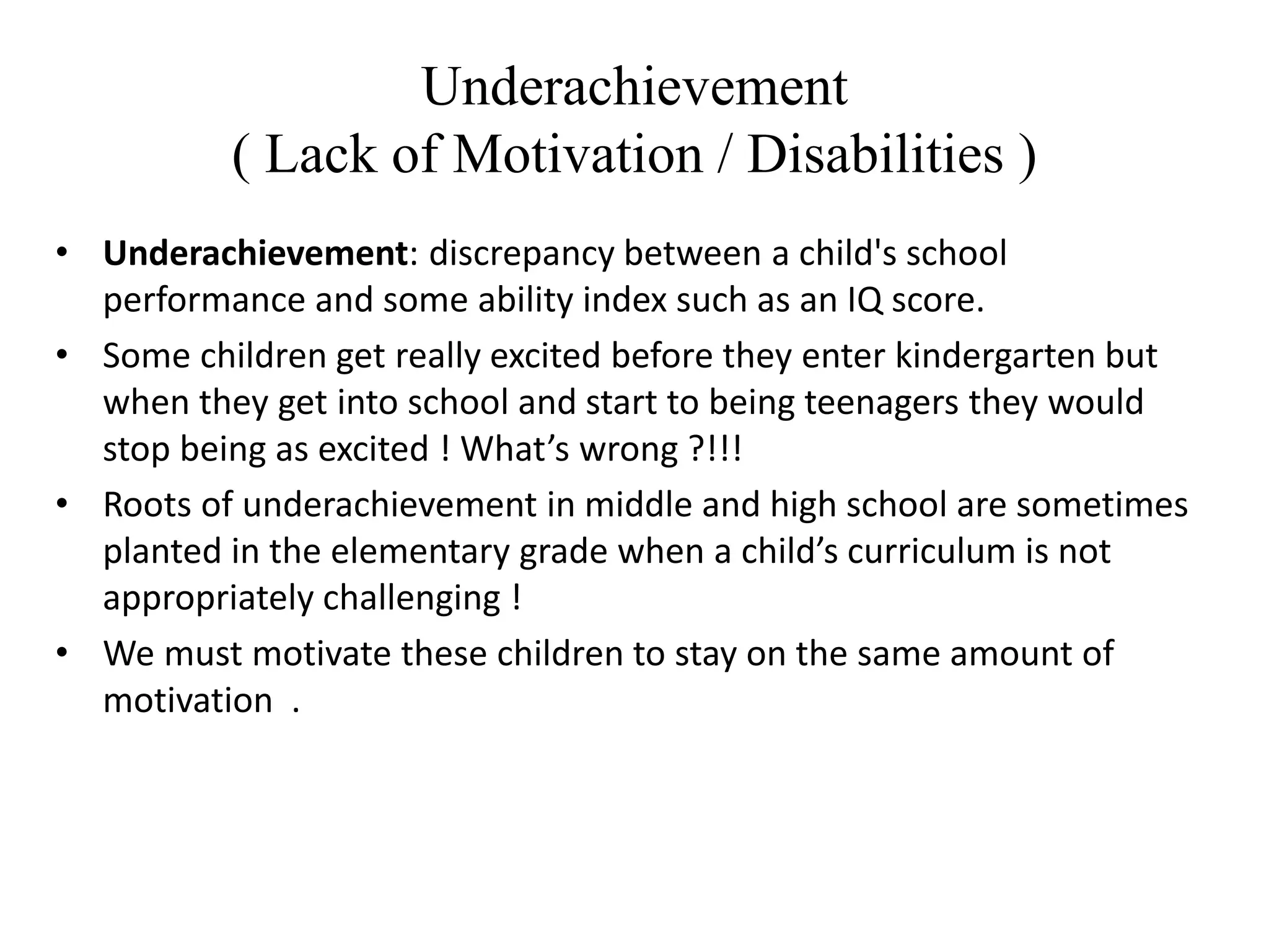 Gifted children | PPTX