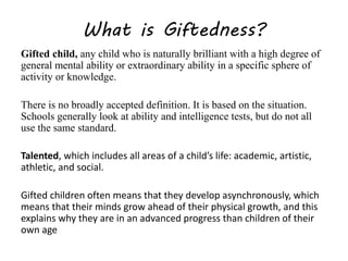 Gifted children | PPT | Free Download