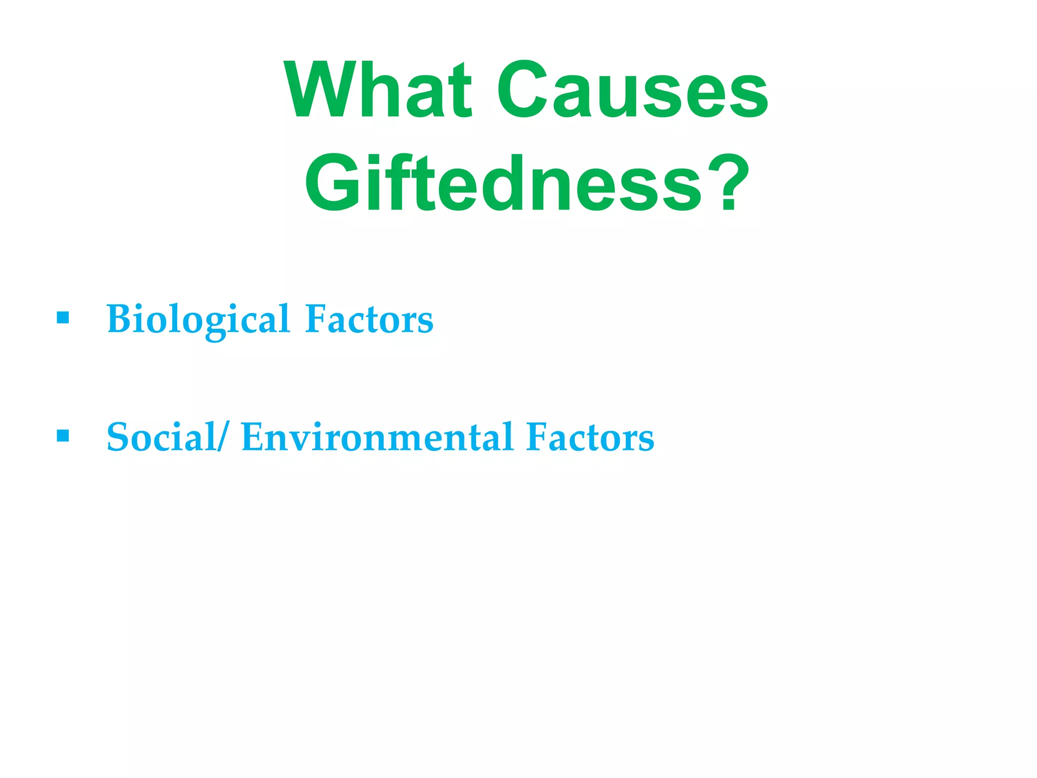 Gifted and Talented Children | PPTX