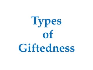 Gifted and Talented Children | PPTX