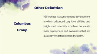 Gifted and Talented Students | PPT