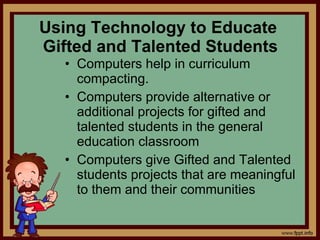 Gifted and talented advocacy project | PPT