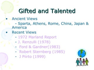 Teaching Gifted And Talented Students | PPT