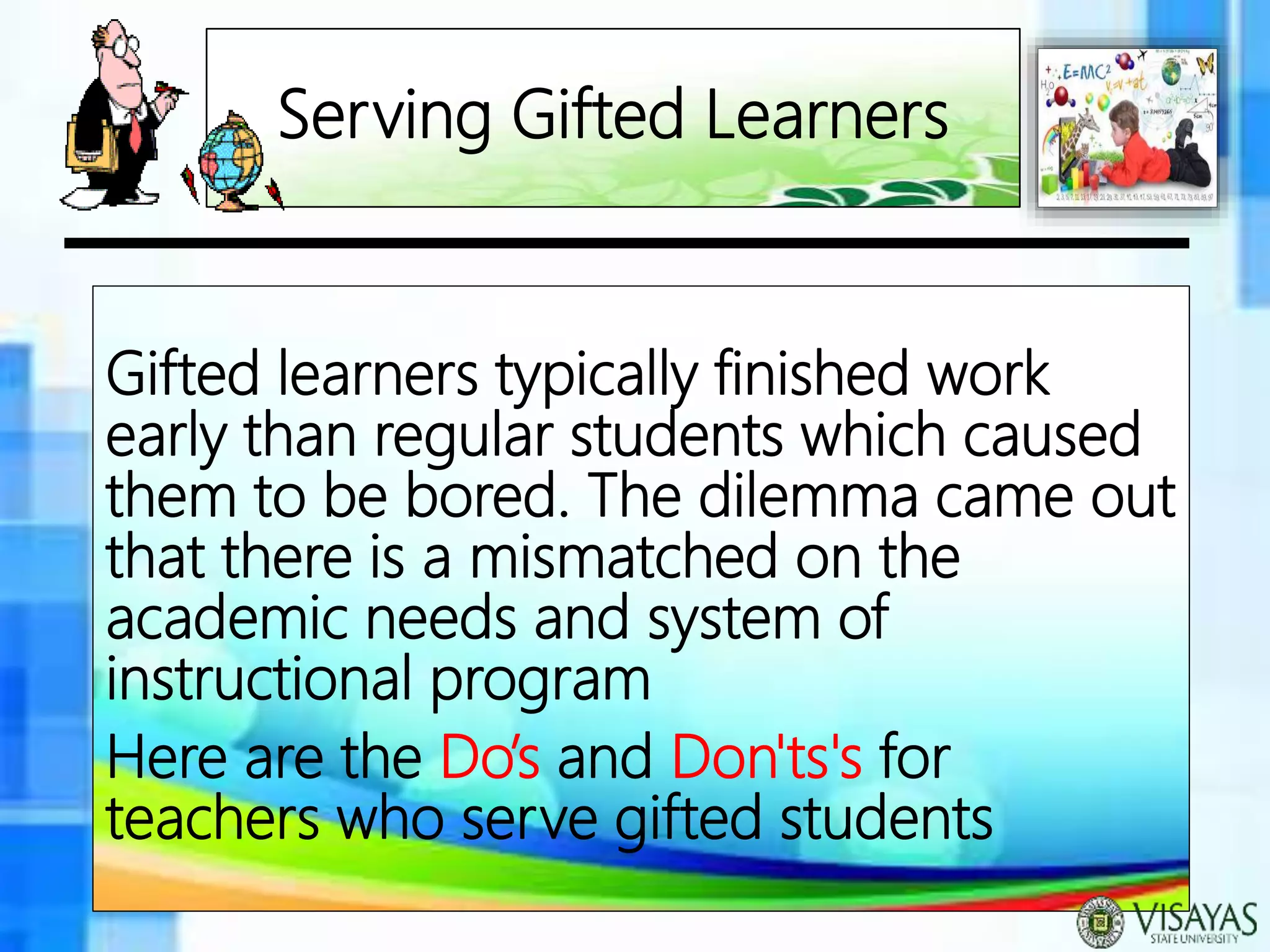 Gifted and Talented Learners | PPTX