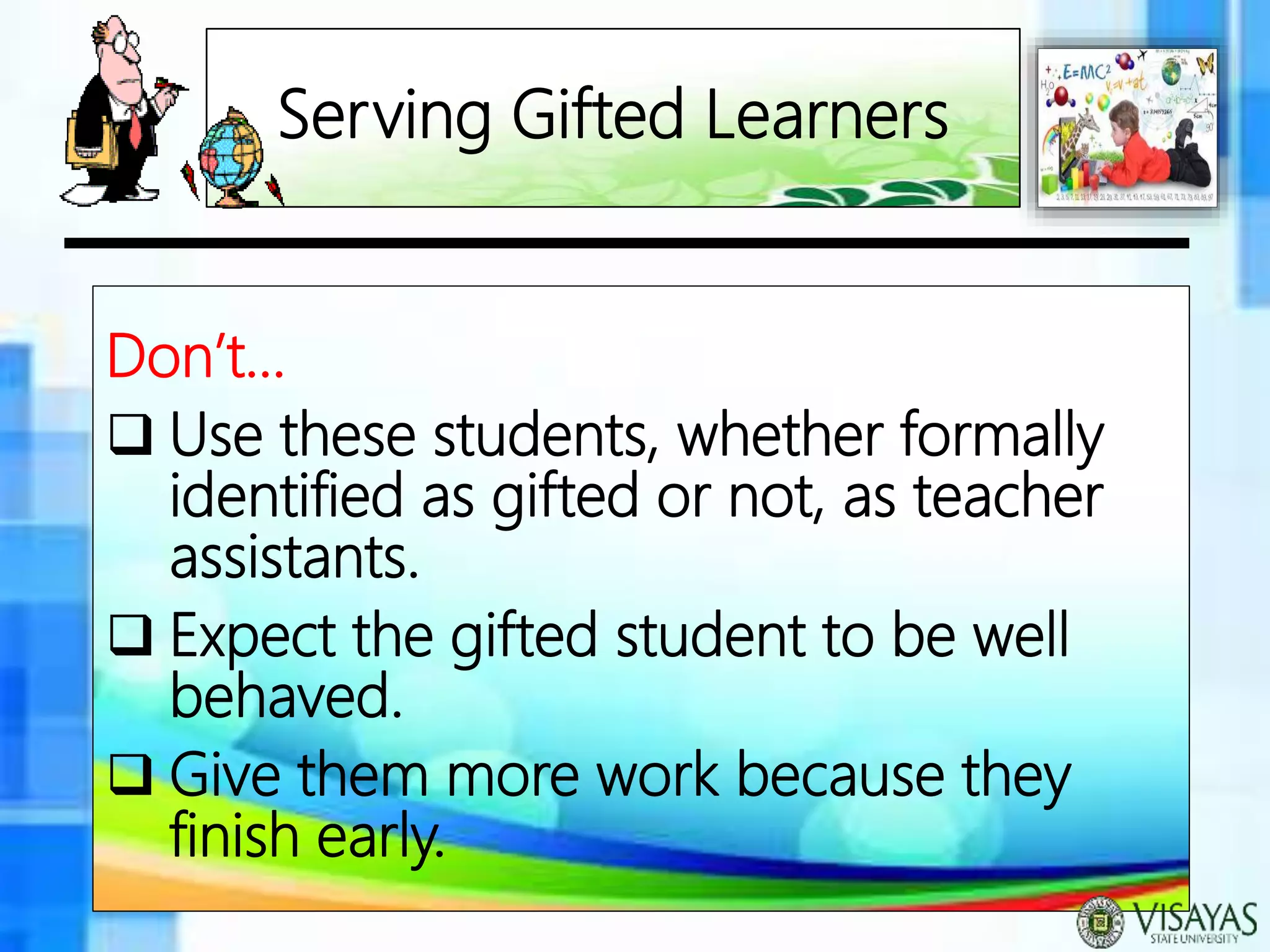 Gifted and Talented Learners | PPTX