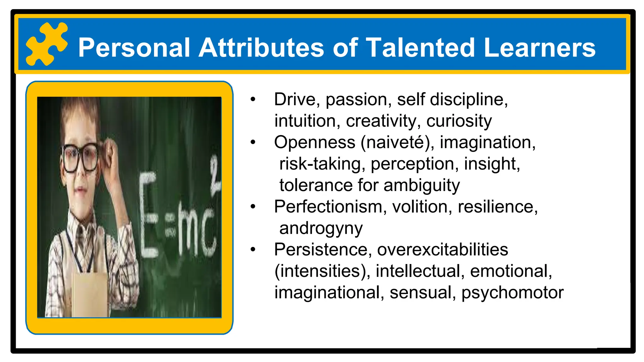 The Gifted and A Talented Child Learners | PPTX