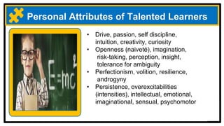 The Gifted and A Talented Child Learners | PPTX