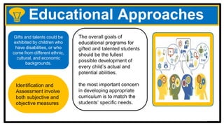 The Gifted and A Talented Child Learners | PPTX