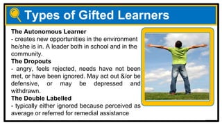 The Gifted and A Talented Child Learners | PPTX