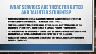 Gifted and talented program | PPTX